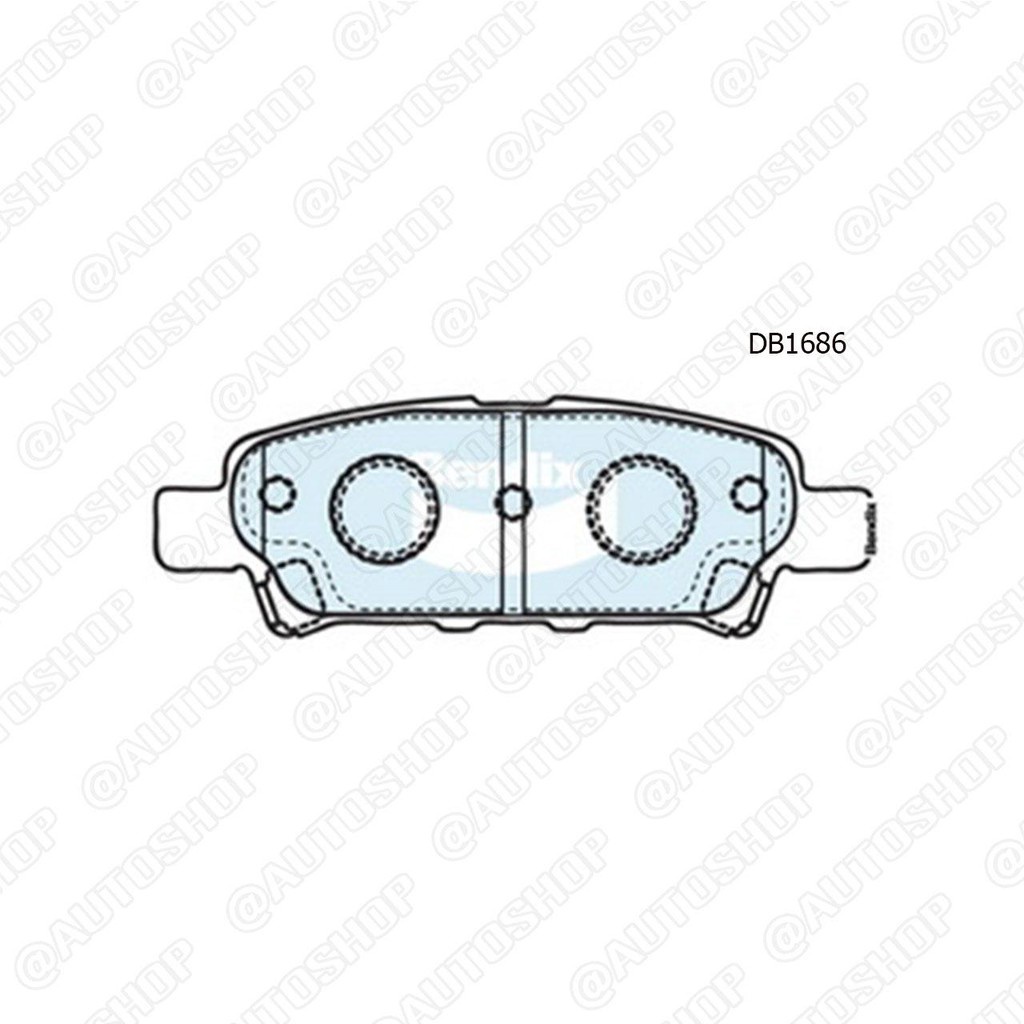 ผ้าเบรคหลัง MITSUBISHI LANCER CEDIA 1.8 2.0 /01-08 LANCER EX 1.8 2.0 ...