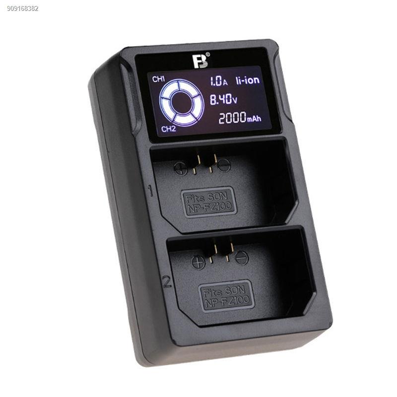 พร้อมส่งFengbiao FZ100 dual charger จอแสดงผล LCD USB Sony A7R4 A7M3 A7R3 กล้อง A9 แบตเตอรี่ fast ...