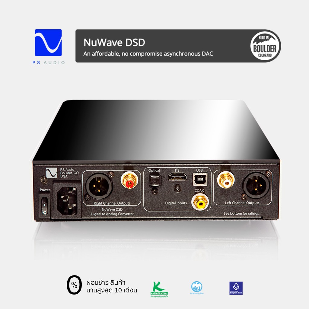 DAC 32 Bit | PS Audio - NuWave DSD | Single Ended Class A - Chip ESS ...