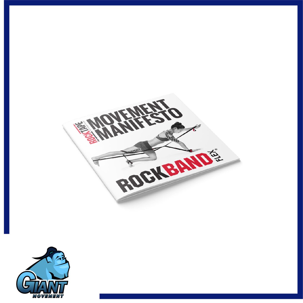 RockTape ROCKBAND Flex Medium (ยางออกกำลังกาย แรงต้านปานกลาง 18-22 lb ...