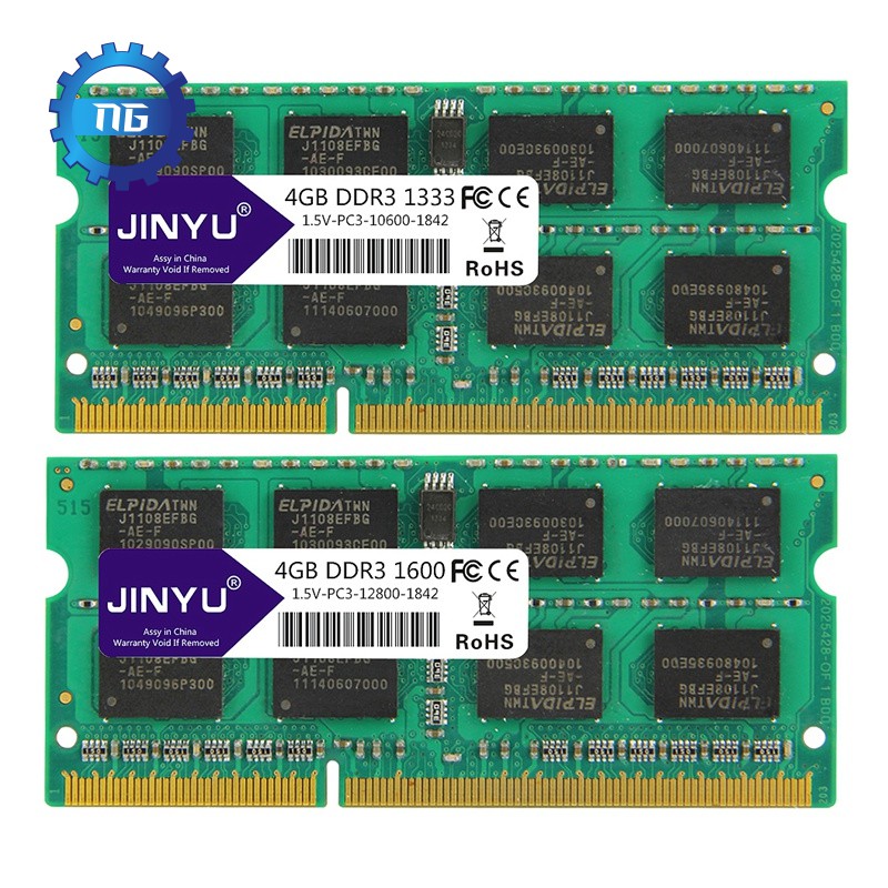 Jinyu Ddr 3 4 G 1600 Mhz 1 . 5 V 20 Pin Ram หน่วยความจําแล็ปท็อป ( 1600 ...