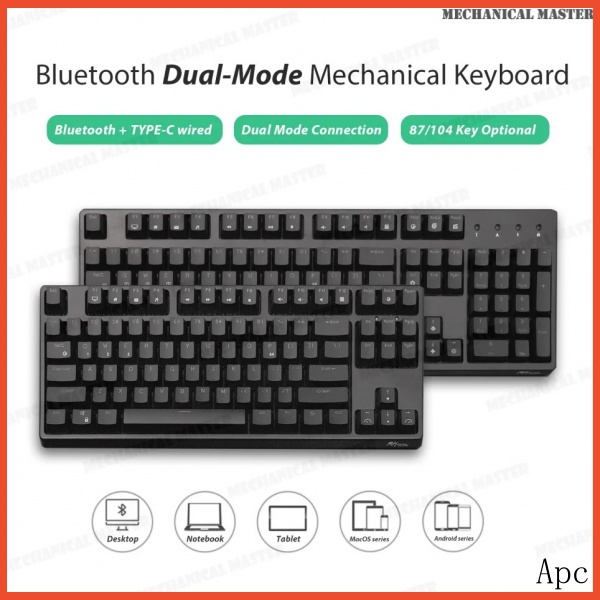 ☊Royal Kludge Rk 987 Dual Mode Real Bluetooth Mechanical Keyboard Hot ...