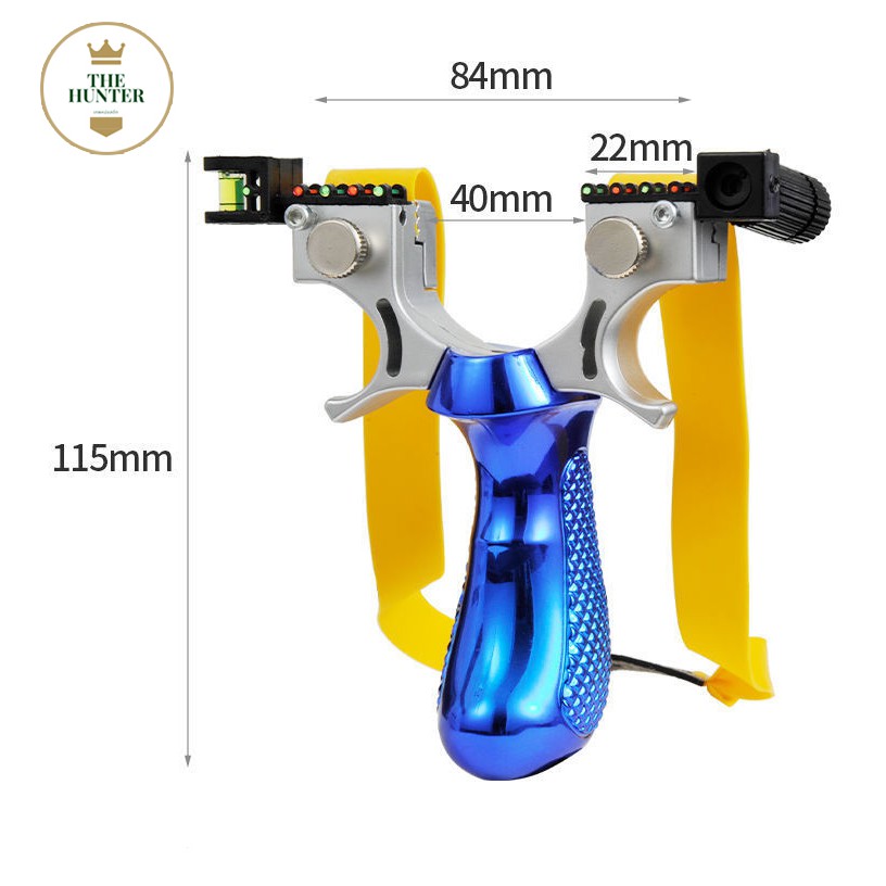 ส่งไวจากไทย หนังสติ๊กเลเซอร์ หนังสติ๊กจีน นำเข้า ขายดี HT-072 รุ่น ด้ามสี ABS ยางแบน ลูกเหล็ก 8 ...