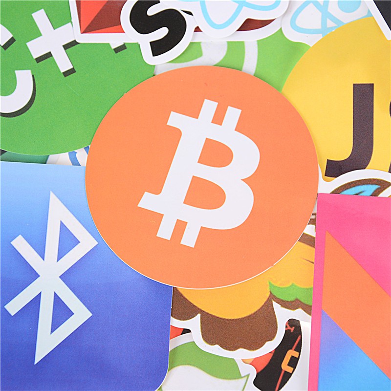 【GoldenSilver】50Pcs Internet Java JS Programming Language Doodle ...