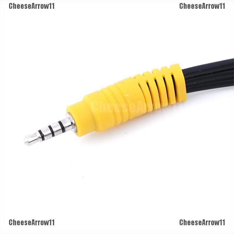 CheeseArrow 1Pc 3.5mm mini aux male stereo to 3 RCA female audio video ...