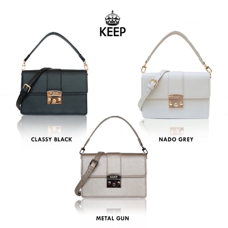 กระเป๋าสะพายข้าง KEEP BAG รุ่น Lander Bag ของแท้ พร้อมส่ง - coolly__chick - ThaiPick