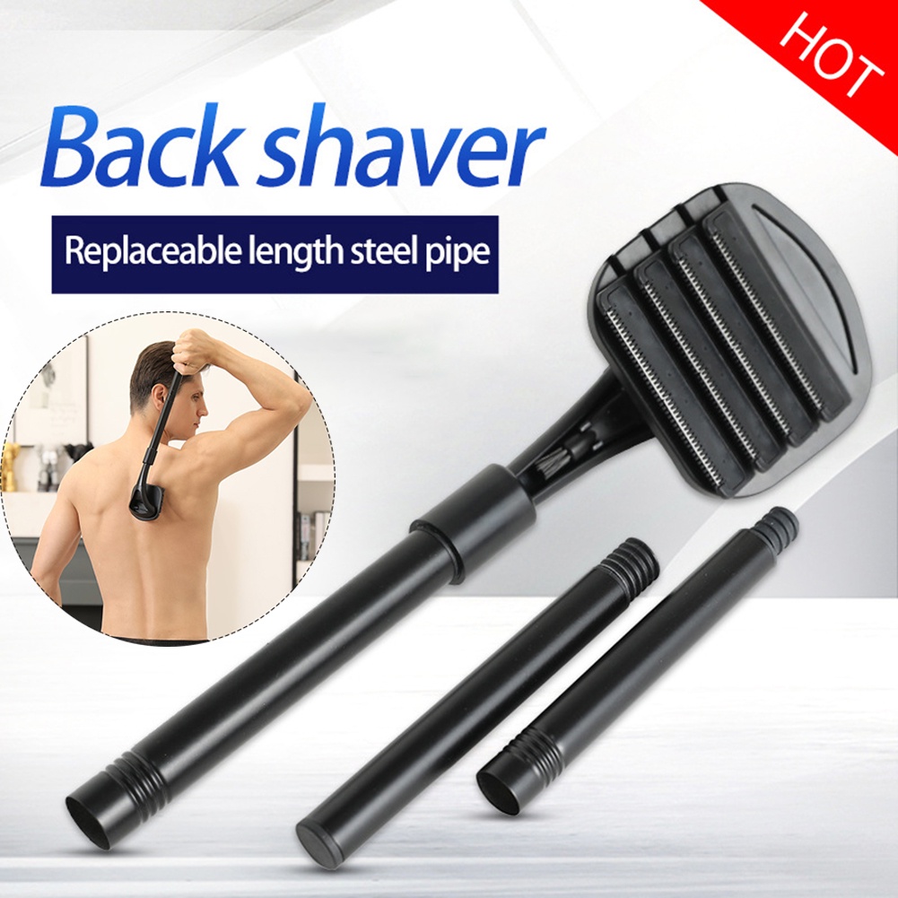 มีดโกนผู้ชาย Man Back Shaver For Men Body Hair Shaving Razor Hair ...