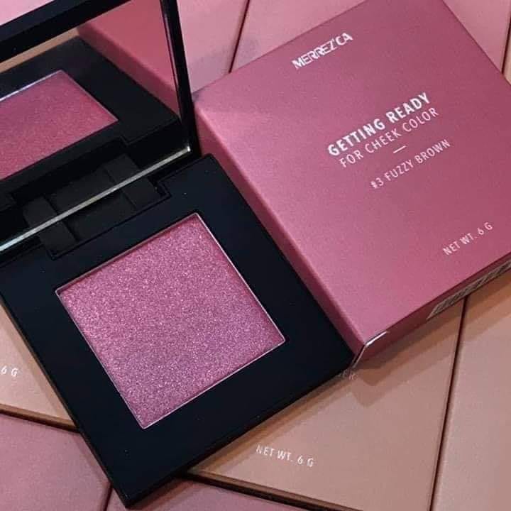 (ของแท้/พร้อมส่ง) MERREZCA GETTING READY FOR CHEEK COLOR บลัชออน เมอร ...