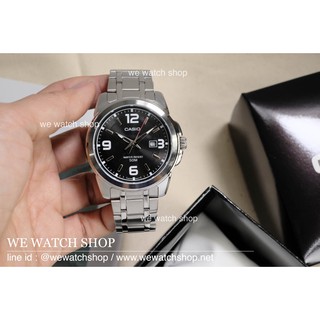 CASIO ของแท้ CMG เครื่องศูนย์ ผู้ชาย รุ่น MTP-1314D-1AVDF mtp-1314d-1a mtp-1314d mtp-1314 สีเงิน ...