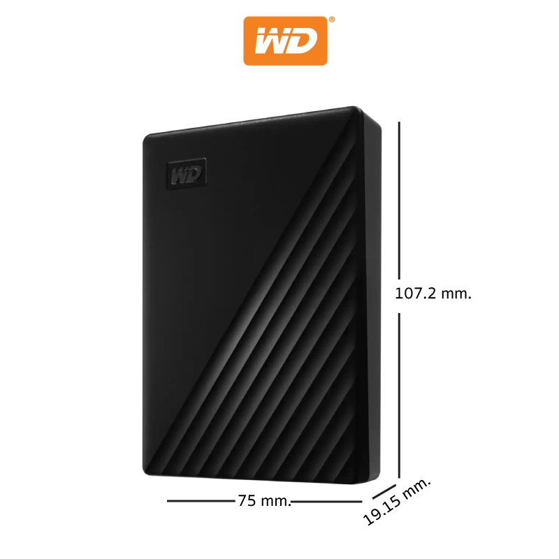 Western Digital HDD 5 TB External Harddisk ฮาร์ดดิสพกพา รุ่น My ...