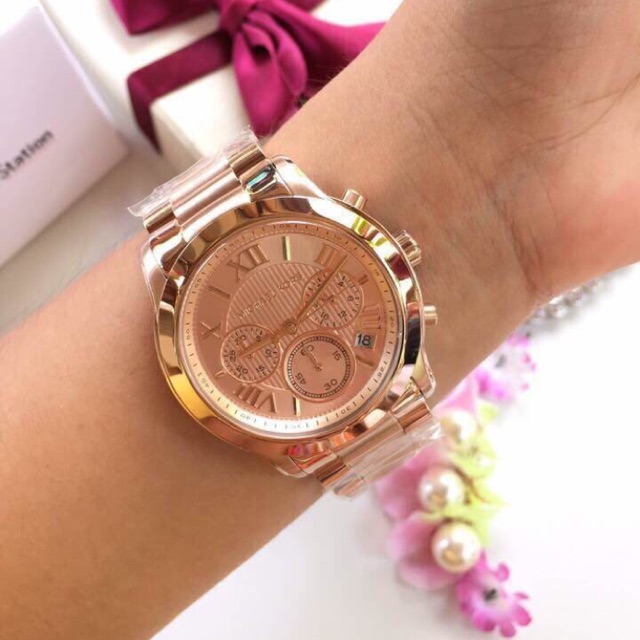 นาฬิกาข้อมือ รุ่น MK6275 สี RoseGold หน้าปัด 39 mm. | Shopee Thailand
