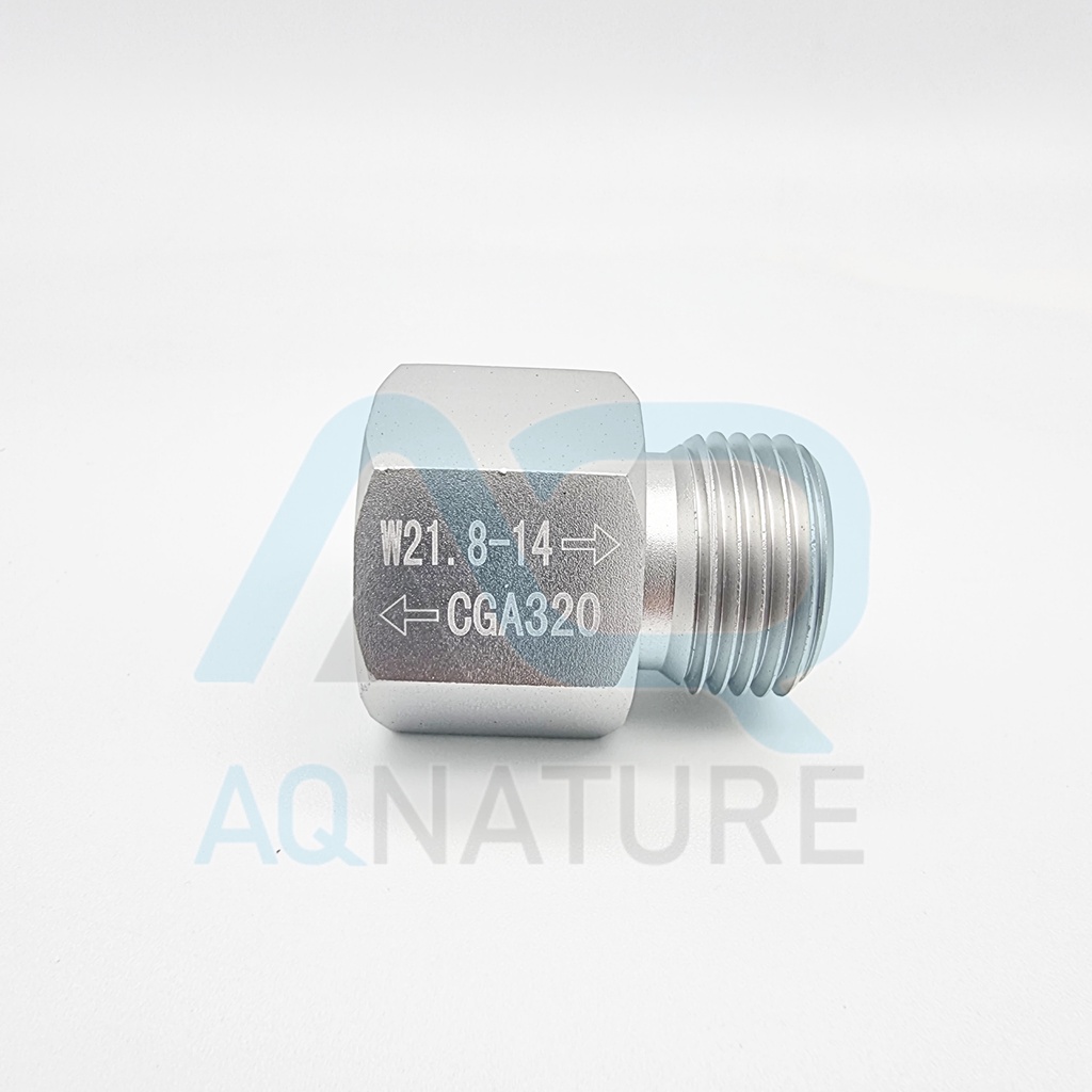 ตัวแปลงเกลียว W21.8 เป็น CGA320 - aqnature - ThaiPick