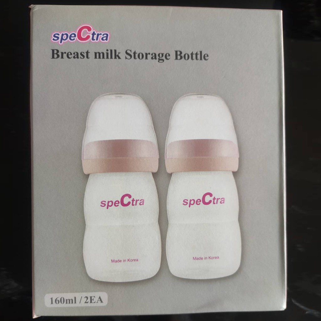 Spectra(Cimilre) แท้ - Wide Neck Milk Storage Bottles ขวดนม 5oz(160ml) ไม่มีจุก แพ็คคู่ SP007X2 ...