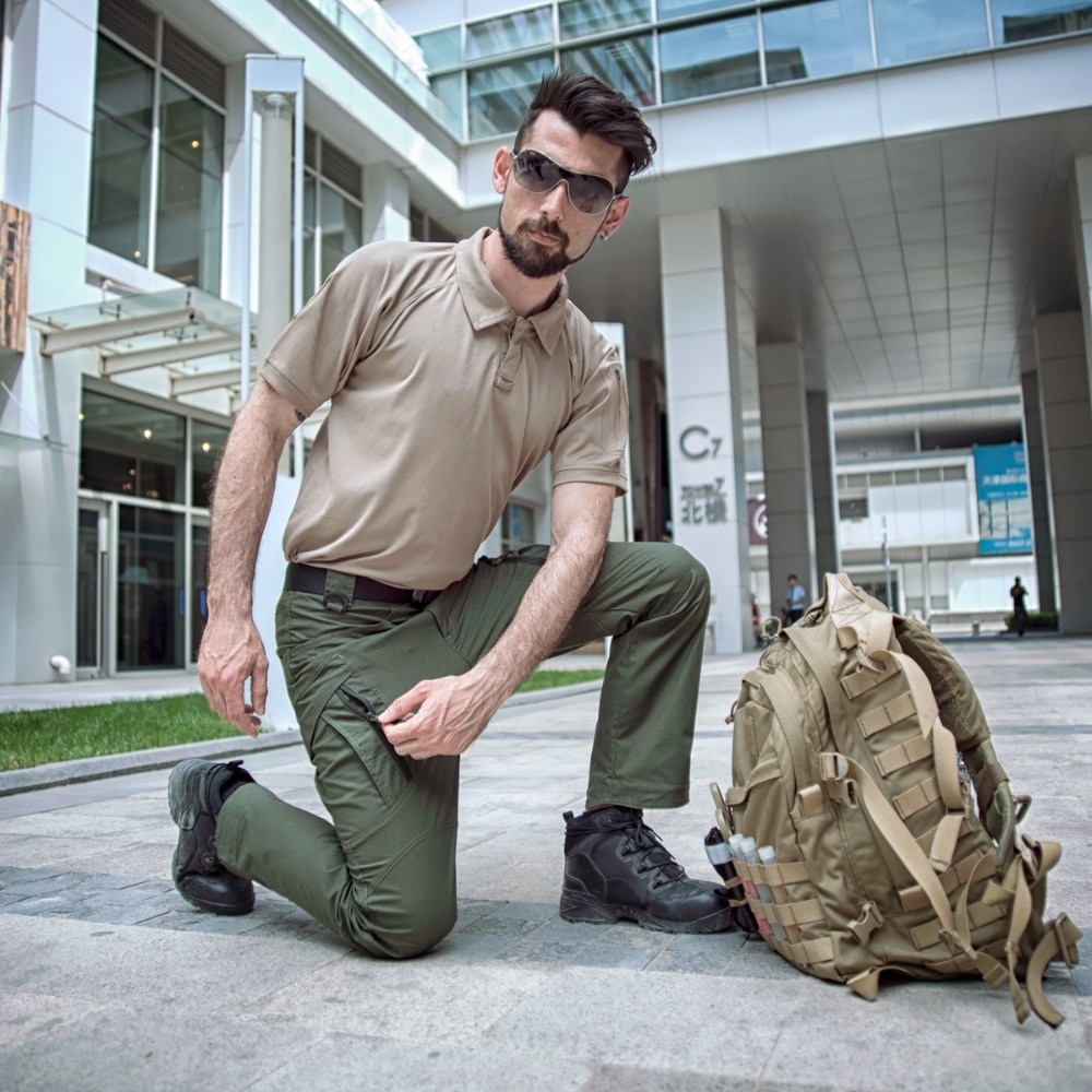Military Pants Men Multi-pocket Army Trousers Male IX7 Waterproof Big ...
