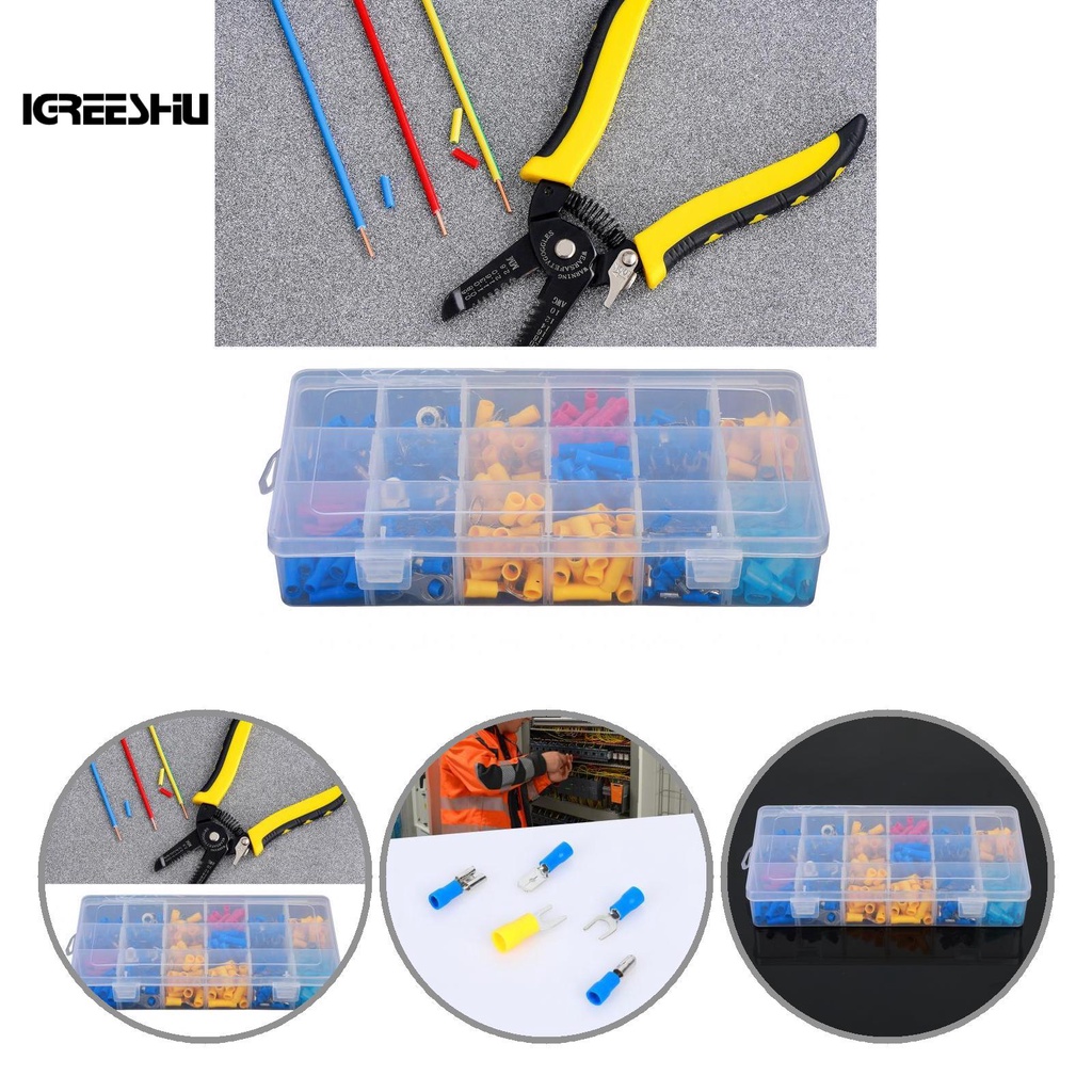 DvaK igreeshu Reliable Insulated Terminal Round Fork Shape Electrical ...