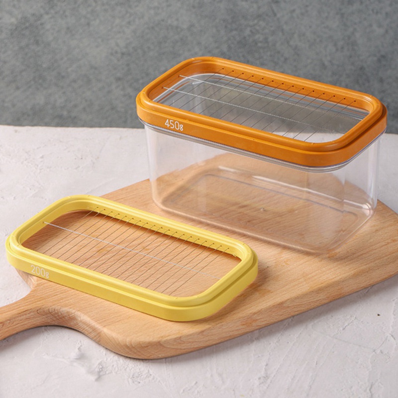 Butter box, butter box, cheese cutting container, sealed rectangular ...