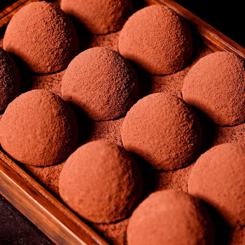 Zero Fun Truffle Shaped Chocolate Dark Chocolate Candy Small Zero Food ...