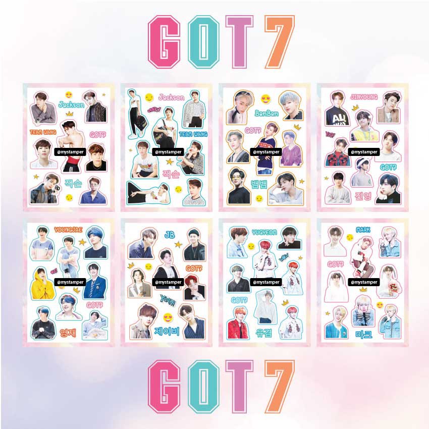 GOT7 Cartoon Sticker ครบเซต - catchapoint - ThaiPick