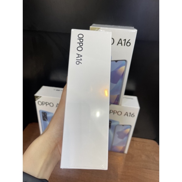 OPPO A16 4G เครื่องใหม่ศูนย์เคลียร์สต๊อก (464GB) CPU Helio G35 จอ 6.52 ...