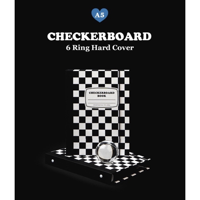 พร้อมส่ง Lucalab A5 Checkerboard Hard 6 Hard Cover 19R25R - chaba ...
