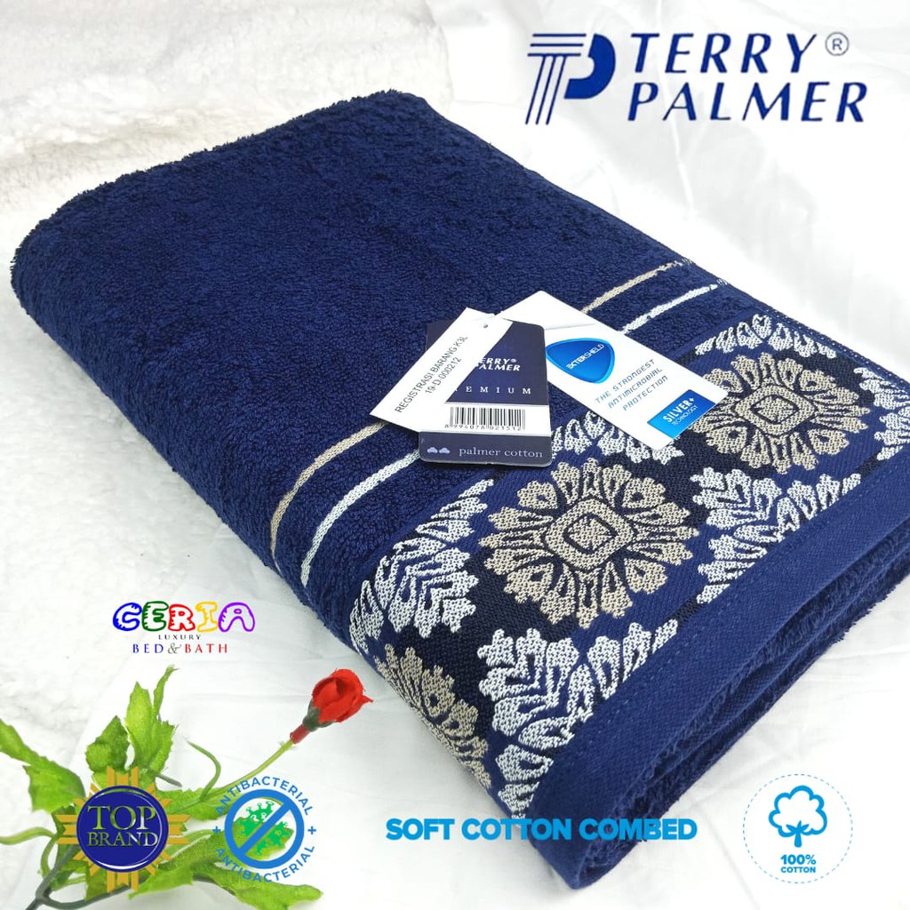 Terry Palmer ผ้าขนหนูอาบน้ําพรีเมี่ยม Motif 70x140 ซม. - สีต่างๆ ...