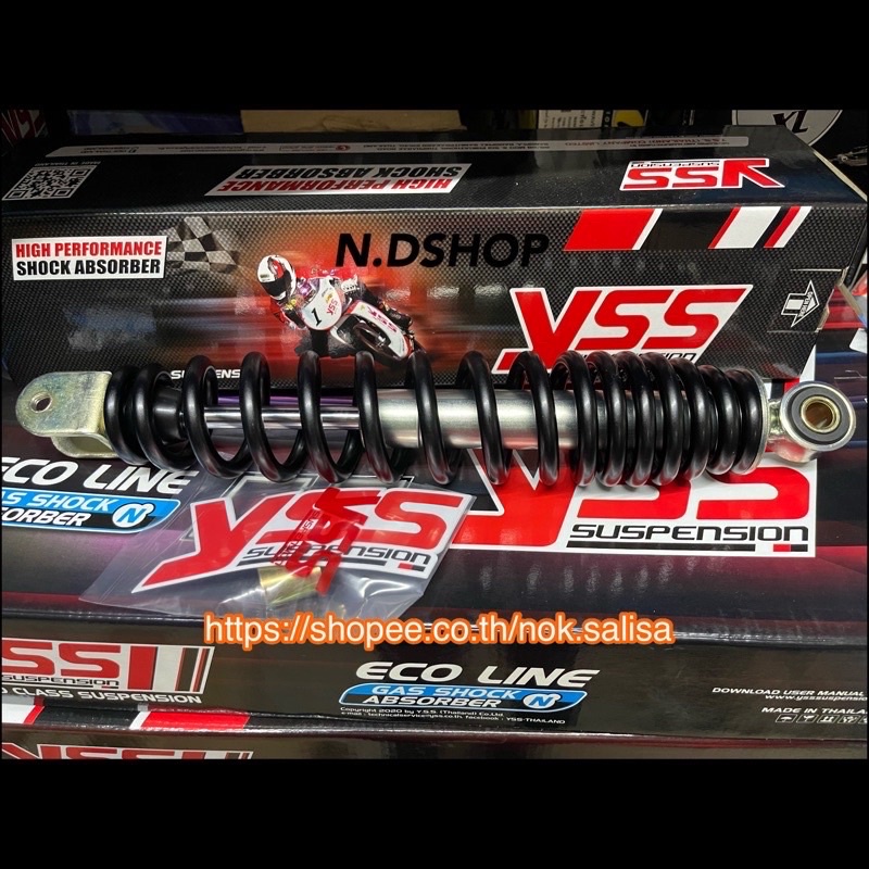 โช๊ค YSS แท้ โช้คหลัง เดิม SCOOTER Mio Fino Click มีโอ ฟีโน่ คลิก สีบรอนซ์ แดง เหลือง - nok ...