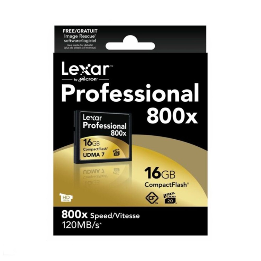 Lexar CF card 16GB professional 800x 120MBs - m_goods - ThaiPick