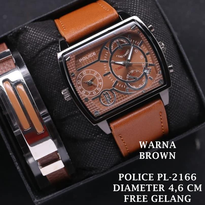 ใหม่ 9.9 PL2166 POLICE นาฬิกาข้อมือ สําหรับผู้ชาย (รหัส 08) - fachruratmarketrx.th - ThaiPick