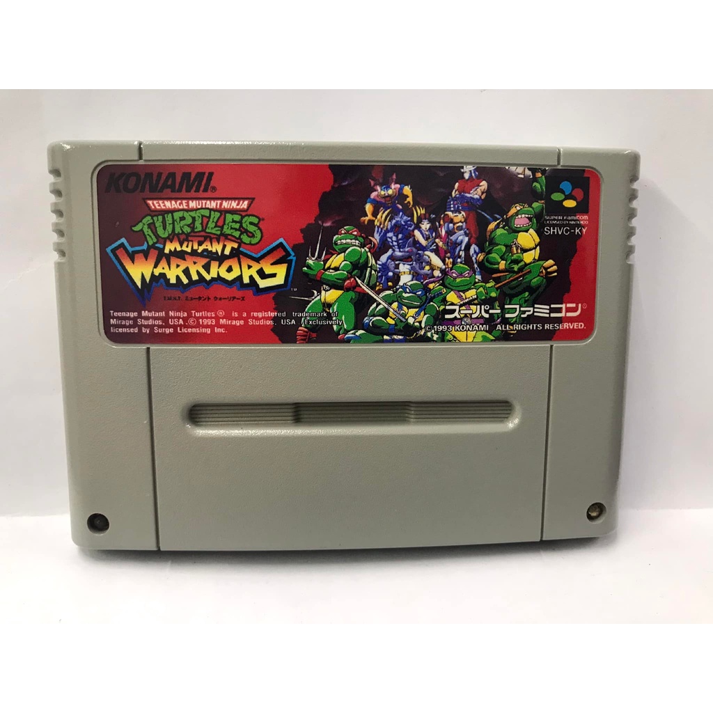 ตลับ SFC Teenage Mutant Ninja Turtles: Tournament Fighters ( ตลับ Repro ...