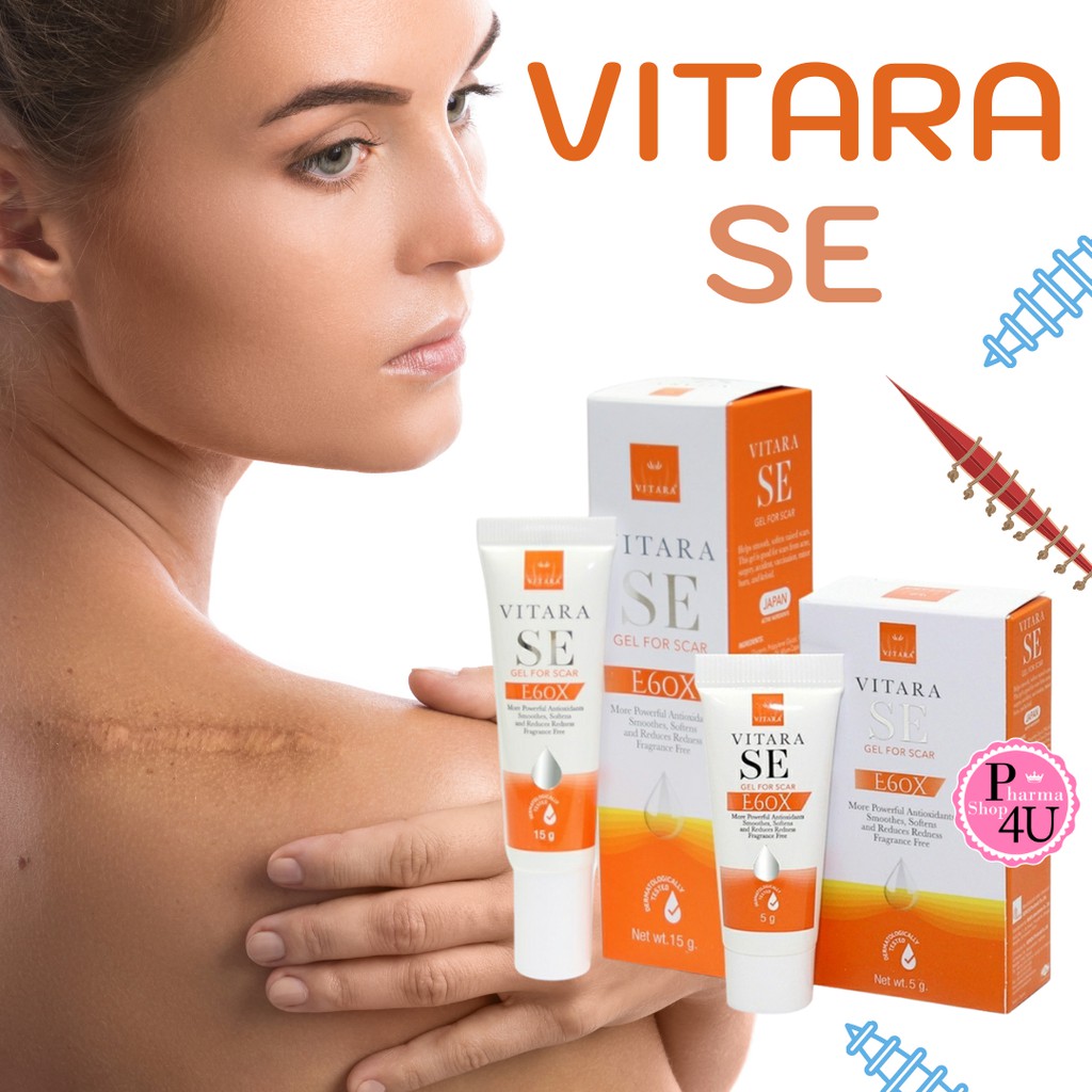 Vitara SE Gel For Scar 15g. เจลทา รอยแผลเป็น ไวทาร่า เอส อี | Shopee ...