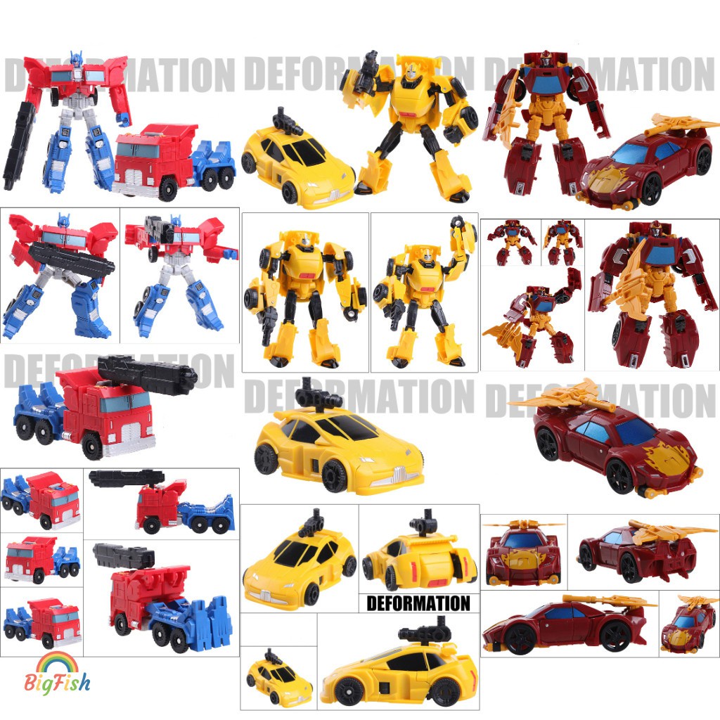 Transformers Robot Toy Birthday Gift for Kids Deformation Toys Boys ...