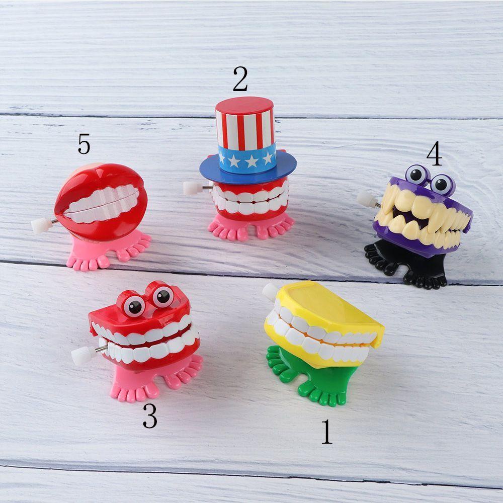 CORDELL Gifts Clockwork Toy Mini Walking Teeth Shape Wind Up Clockwork ...