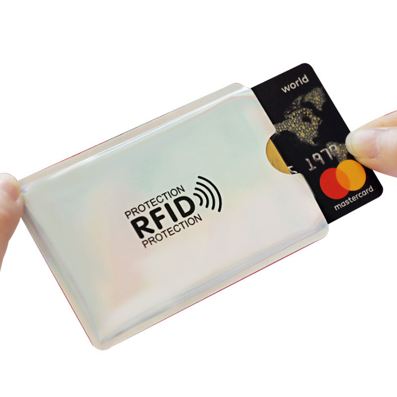 Anti Rfid Card Holder Nfc Blocking Reader Lock Id Bank Card Pouch ...