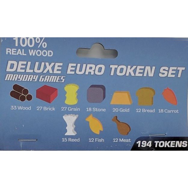 ของเล่น☸ Deluxe Euro Wooden Token [Accessory] - 3pigppn91v - ThaiPick
