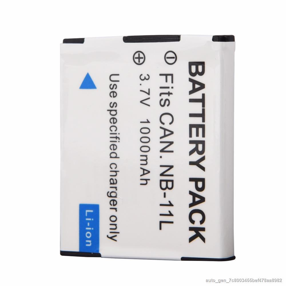 100 Newest NB 11L Camera Battery For Canon A2600 A3500 A4000IS IXUS 125 132 140 240 245 265 155 ...