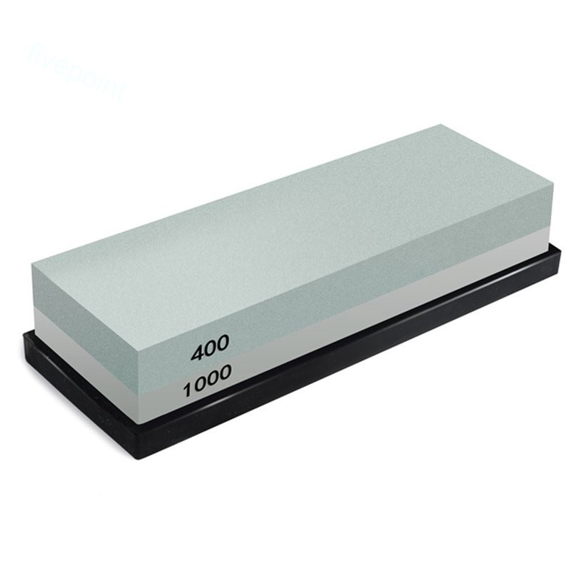 2-IN-1 Sharpening Stone 400/1000 Grit Waterstones, Knife Sharpener tE7E ...