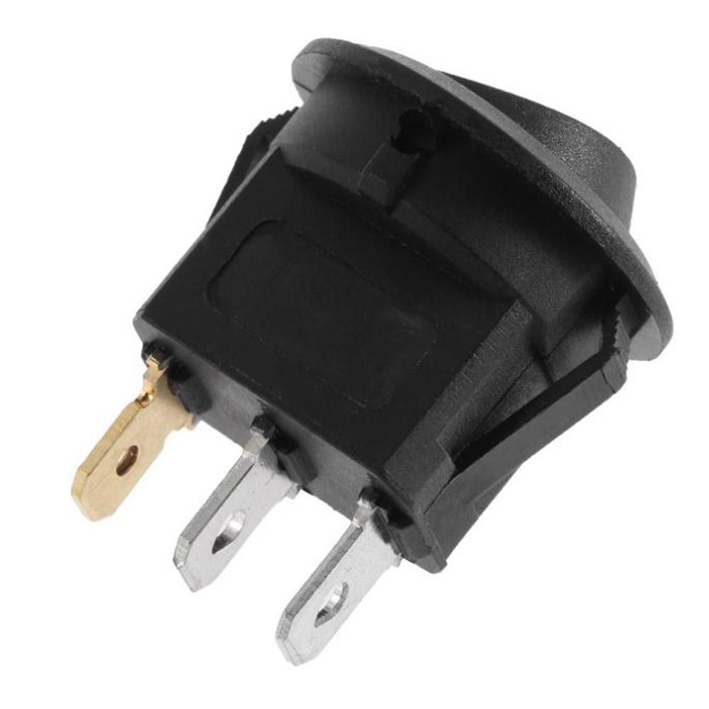 3 Models LED DIY Round Light Rocker Switch ON-0FF Power Button Switches ...
