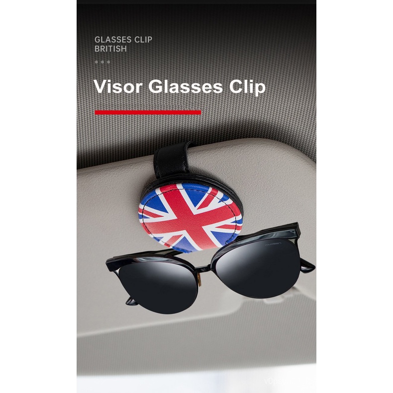 Universal Car Glasses Clip Clamp Buckle Sun Visor Sunglasses Holder For ...