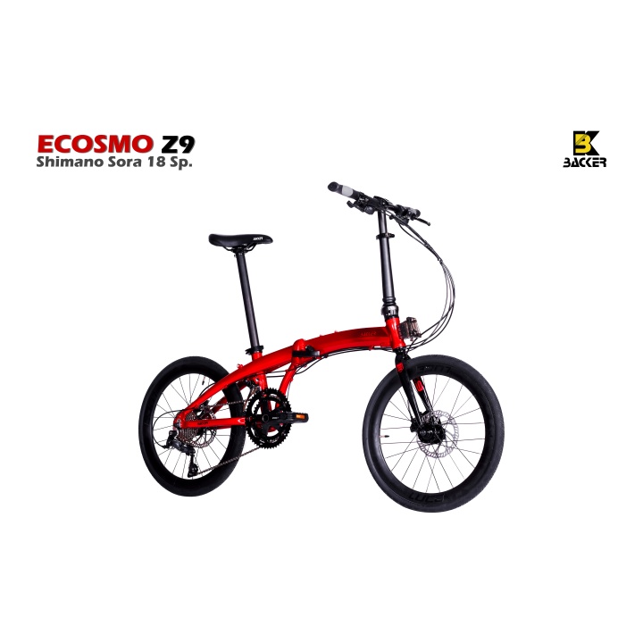 จักรยานพับ BACKER รุ่น ECOSMO Z9 - speedcycle.shop - ThaiPick