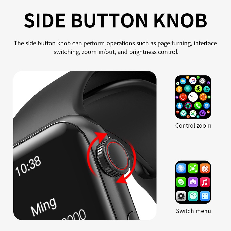 HW12 smart watch men 3D dynamic Custom Dial passcode Bluetooth call ...