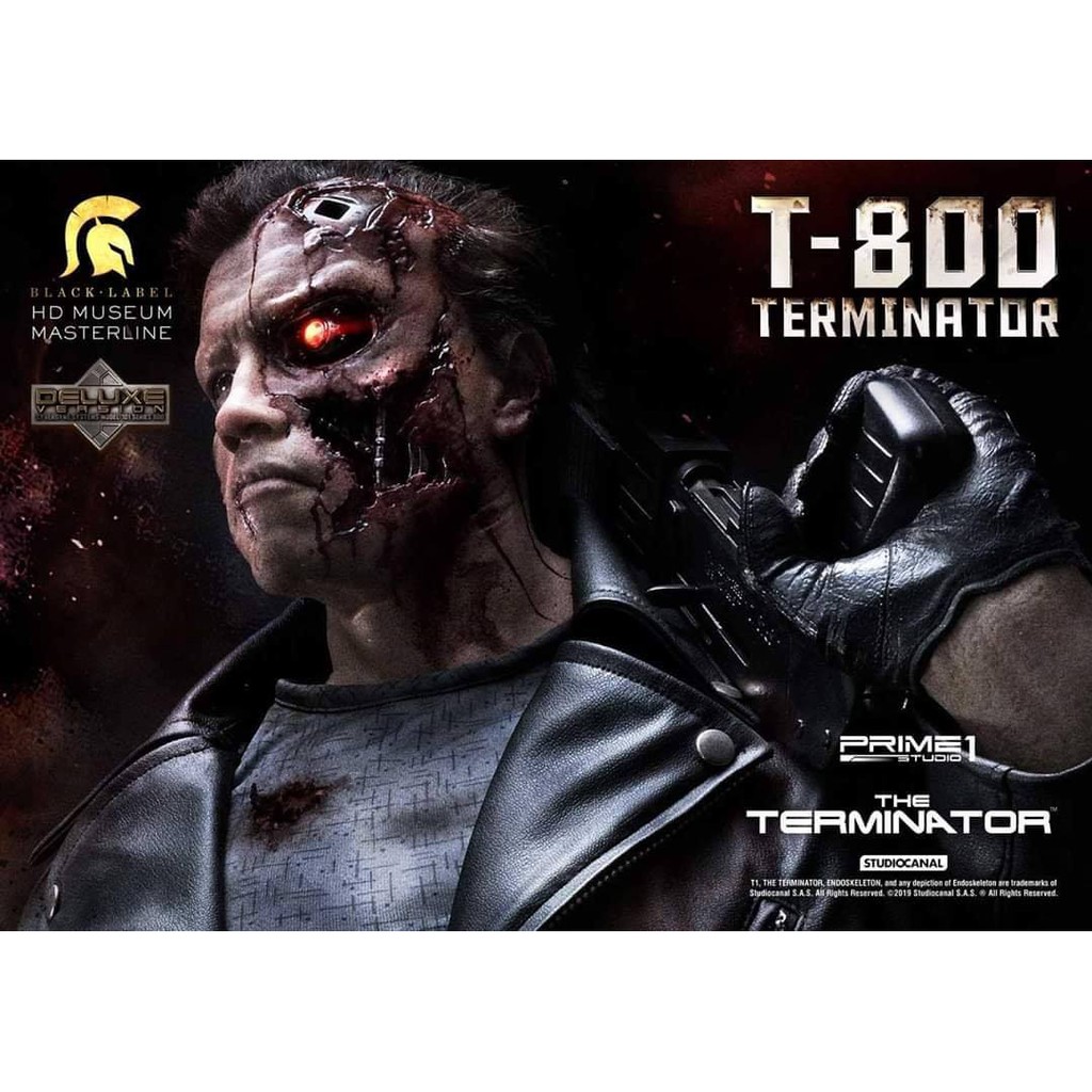 Prime1Studio HDMMBLT1-02DX: T-800 Terminator 1:2 Scale (The Terminator ...
