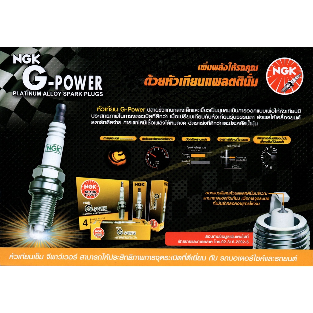 NGK SPARK PLUGS G-Power - ae_piyawat0863866049 - ThaiPick