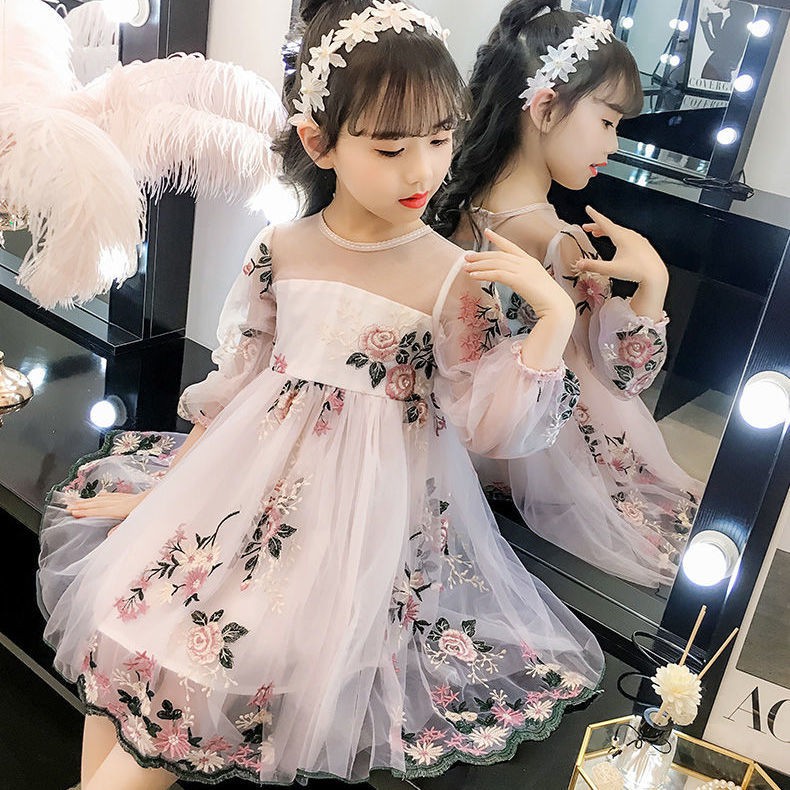 Boutique selection Girls princess dress summer 2021 new foreign girl ...