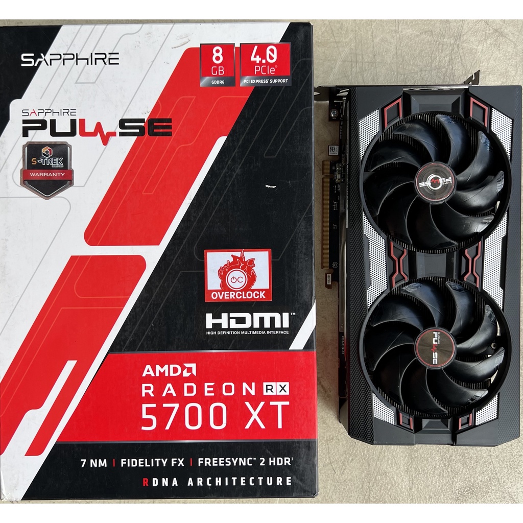 GPU SAPPHIRE RX5700XT 8gb | Shopee Thailand