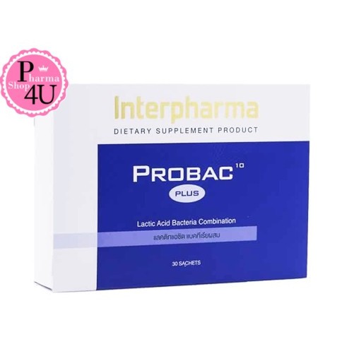 Probac 10 Plus 30ซอง Probac-10 โปรแบคเท็นพลัส สูตร Total Synbiotic ...