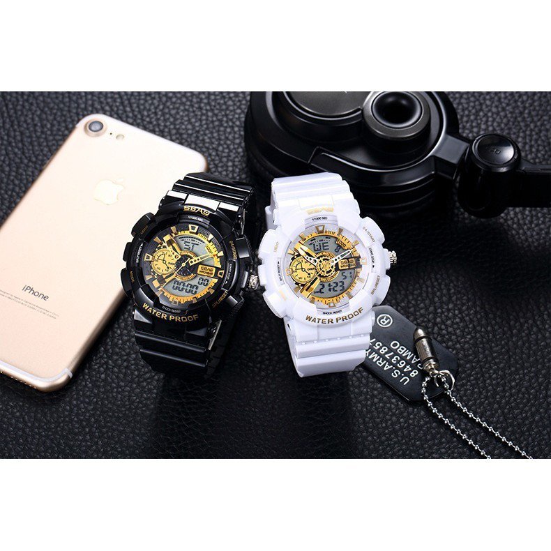 SBAO Brand Man's Woman's Boy Student Sports Watch Male Girl Couple ...