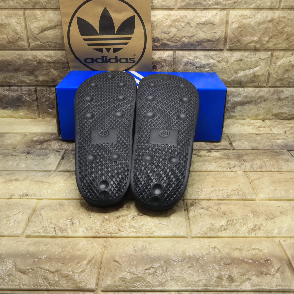 Adidas Slop Slides รองเท้ากีฬาสีดําสีแดงสําหรับผู้ชายผู้หญิง ...