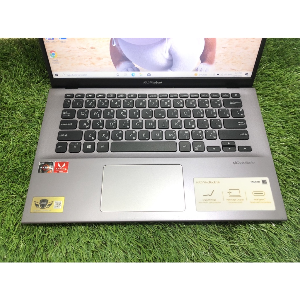 Notebook Asus vivobook Ryzen 5 3500u มี SSD 256 GB - blue_hifi - ThaiPick