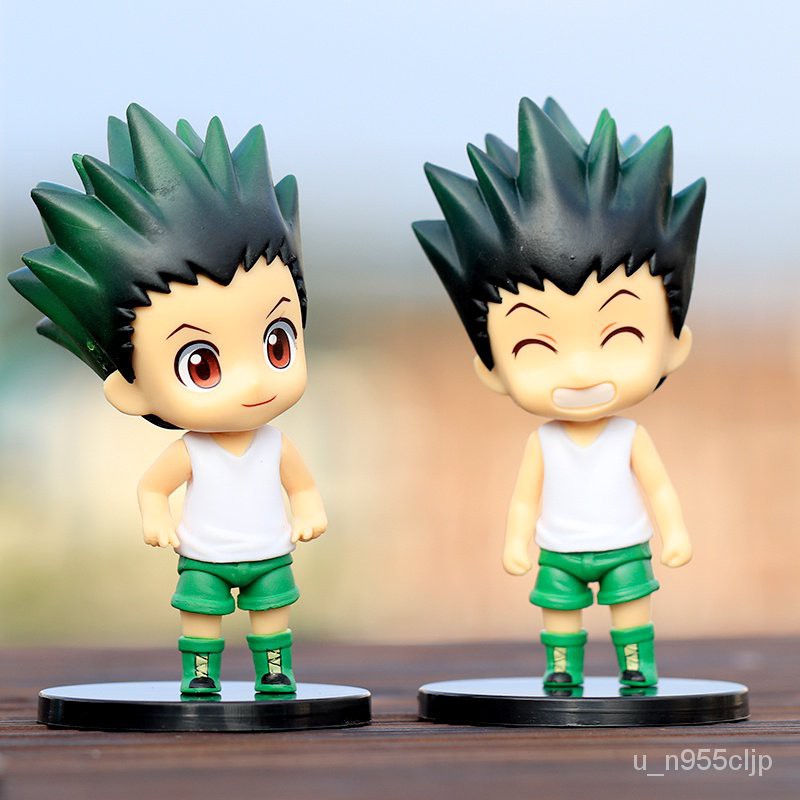 6pcs/set Hunter x Hunter Anime Figure Gon Freecss Killua Zoldyck Action ...