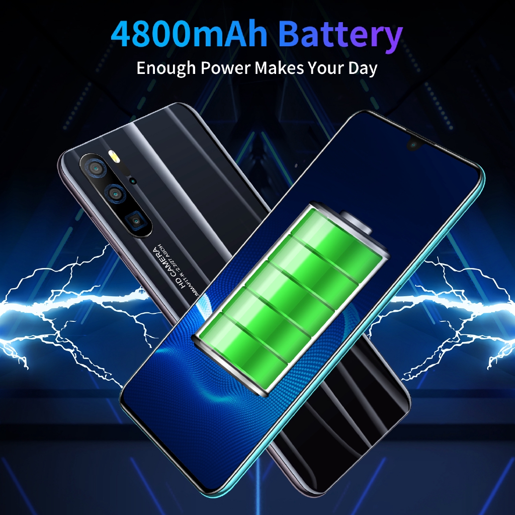 สปอตความเร็ว P36 Pro Android 9.1 โทรศัพท์มือถือ 6.3 เต็มหน้าจอ 6GB RAM ...